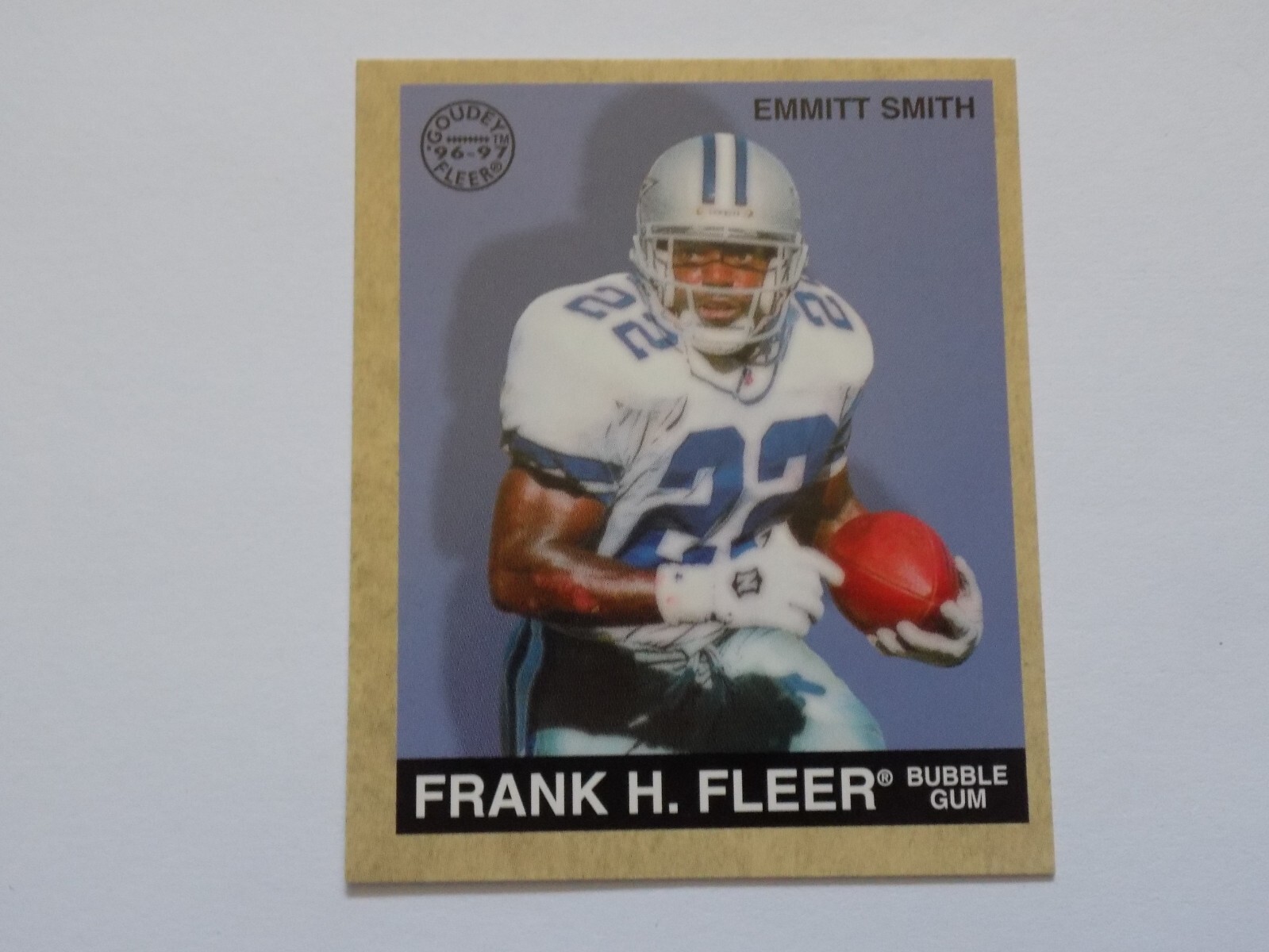 1997 Fleer Goudey Frank H. Fleer Bubble Gum Emmitt Smith Card #97 | eBay