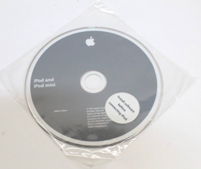 Original iPod Software Disc 2004 -E | eBay