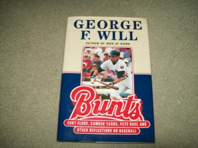 "BUNTS" George F. Will Camden Yards PETE ROSE BASEBALL BOOK MLB HOF Red ...