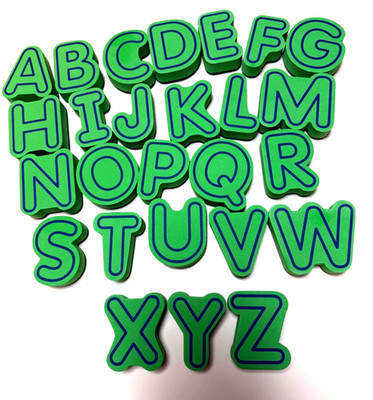 Lakeshore Giant Foam Letter Alphabet Stampers UPPERCASE 26 Chunky Foam ...