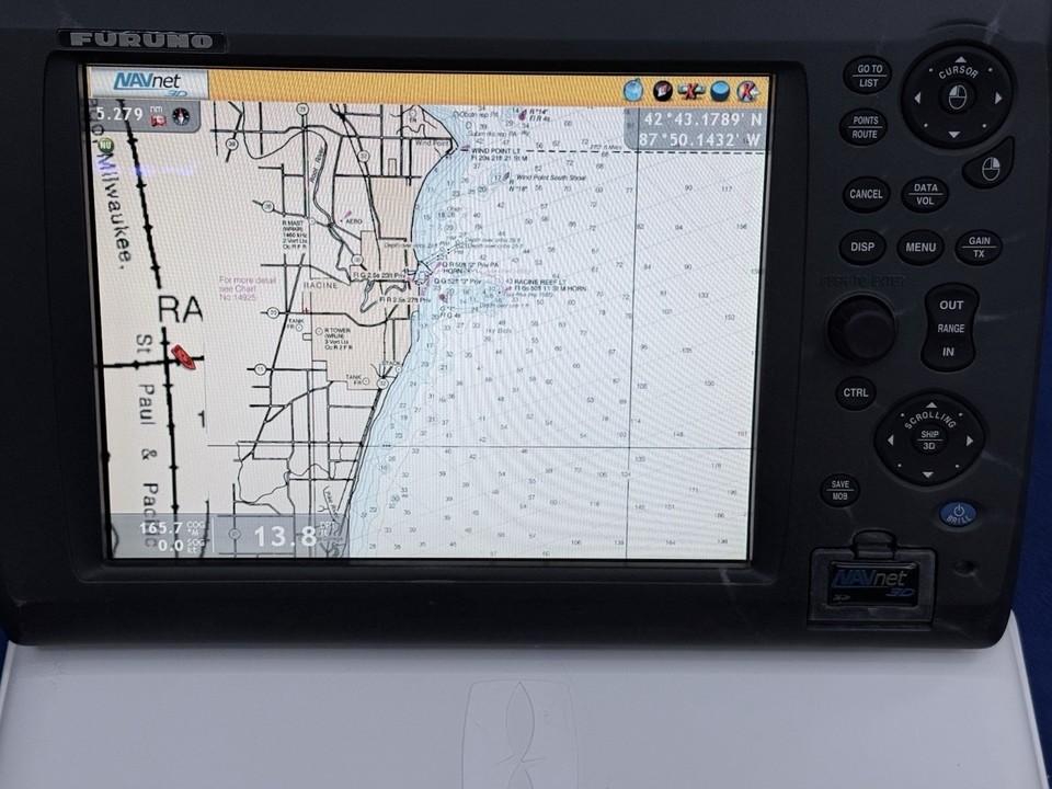 Furuno MFD12 NavNet 3D Chartplotter Multifunction Display - Tested & SW ...