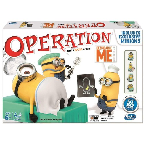2013 DESPICABLE ME MINIONS OPERATION BY HASBRO GAMING COMPLETE IN GOOD ...