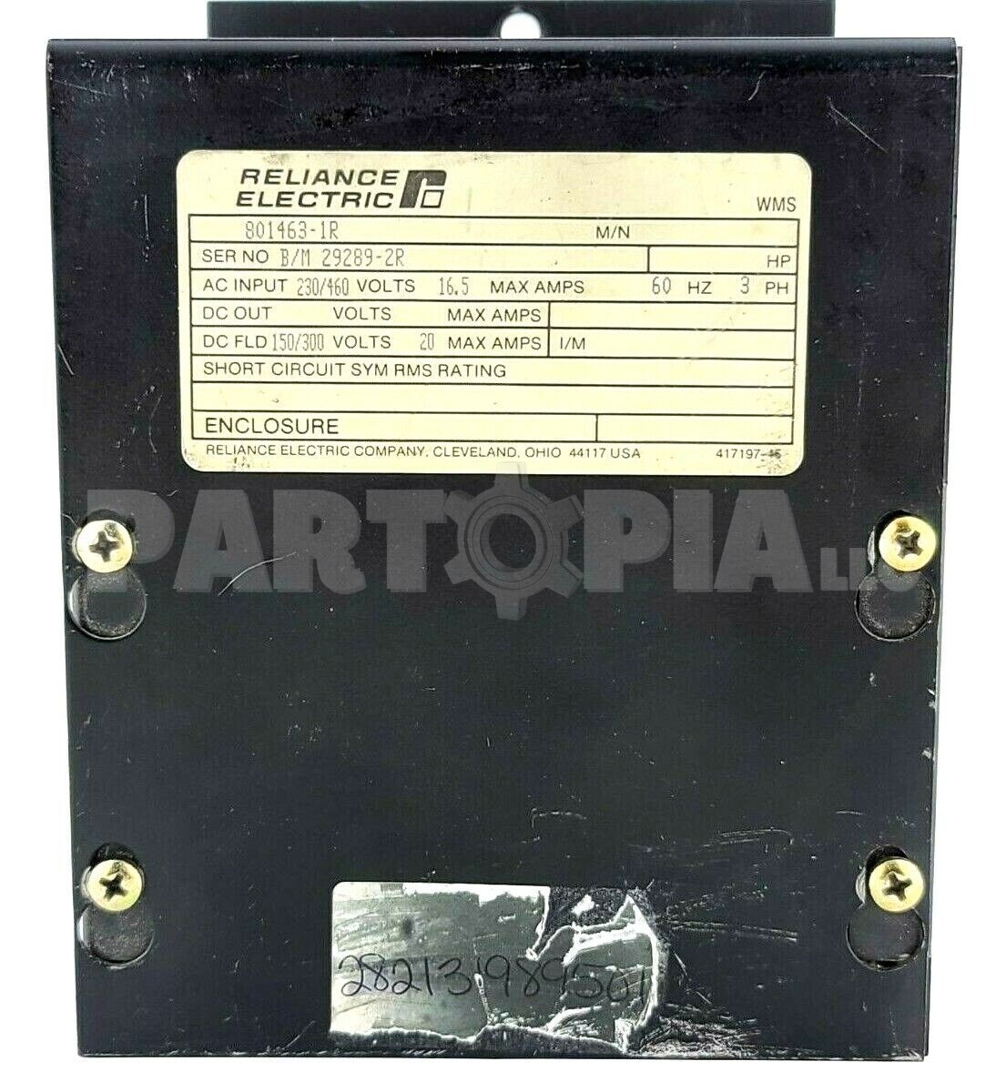 Reliance Electric 801463-1R VSX Assembly MaxPak Plus, Rectifier Stack ...