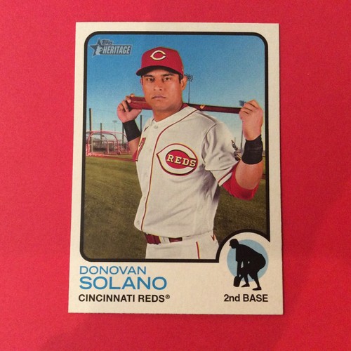 2022 Topps Heritage #573 Donovan Solano Cincinnati Reds | eBay