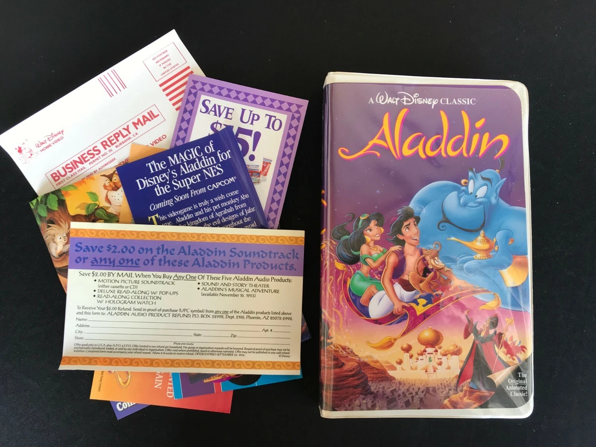 Disney Aladdin Vhs Ebay