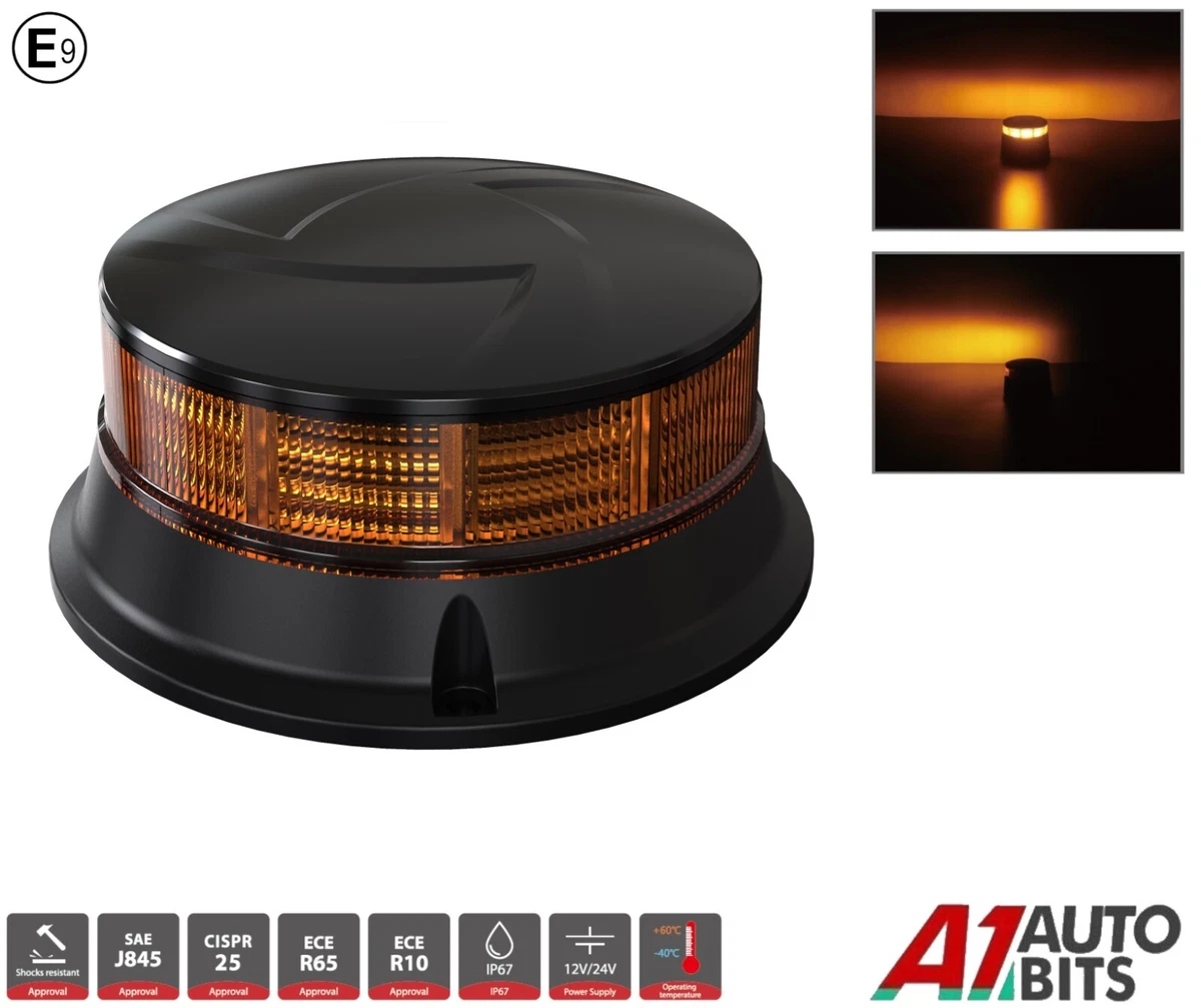 12v Rotating Beacon Light Amber | Shelly Lighting