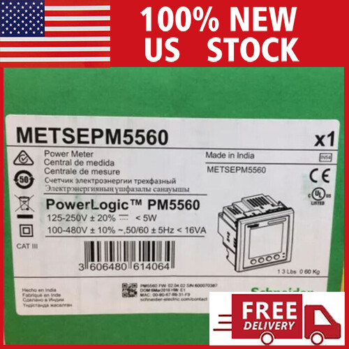 Schneider METSEPM5560 Multifunctional Instrument PM5560 Power logic ...