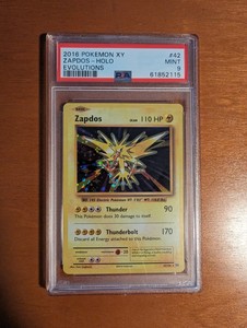 Zapdos 2016 XY: Evolutions #042/108 Holo Price Guide - Sports Card Investor