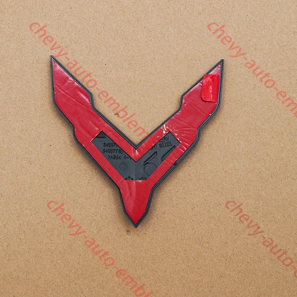 3pcs Fits 2020+ C8 Front & Rear Bumper Stingray Crossed Flag Emblems ...