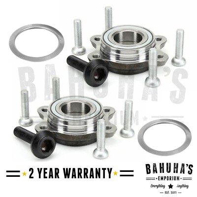 For Audi A4 B7 B5 B6 2000-2009 Front Hub Wheel Bearing Kits Pair ...