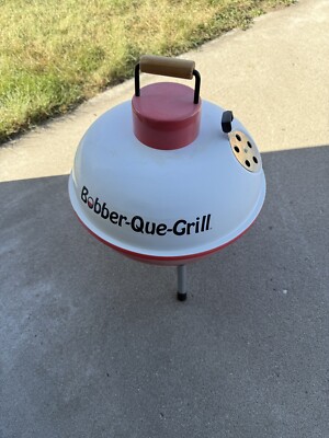 Vintage 90' Bobber-Que-Grill 14" Portable Charcoal Kettle Grill BRAND ...