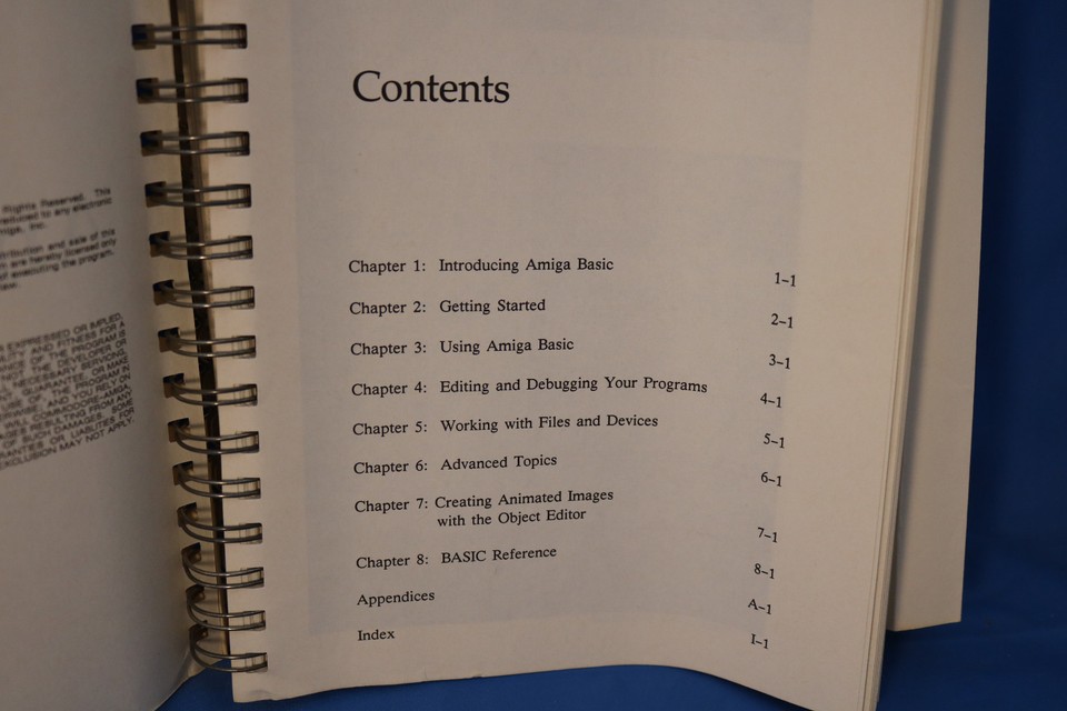Amiga Basic Book - Vintage Amiga Booklet - Amiga Manual | eBay
