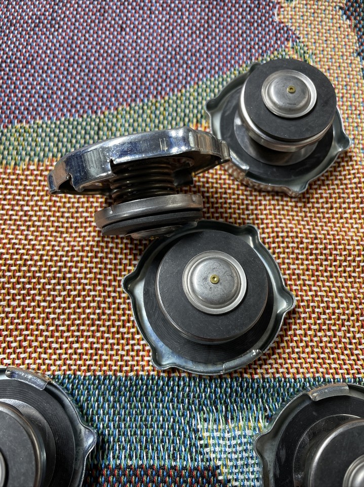 LOT OF 5 Stant Radiator Cap Cam-On, 14 to 18 lb, 16 psi, A Size Neck, 2 ...