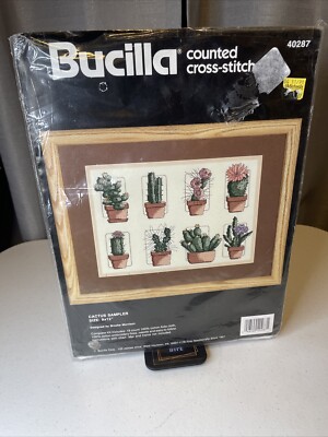 Bucilla Cactus Sampler Counted Cross Stitch Kit Brooke Morrison 40287 ...