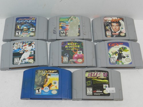 Nintendo 64 N64 OEM Genuine *Pick Your Game* Cart Only Cosmetically ...
