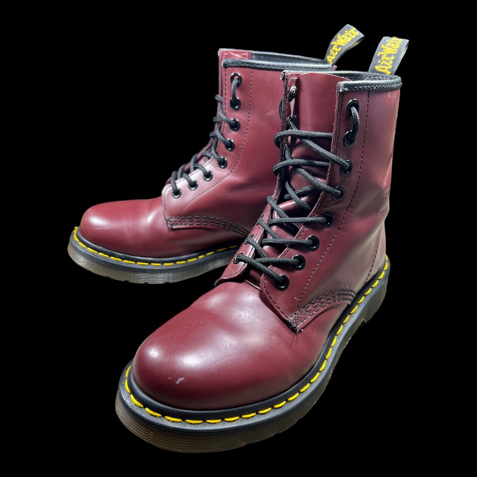 Dr. Martens 1460 Cherry Red 8 Eye Combat Boots | Wome… - Gem