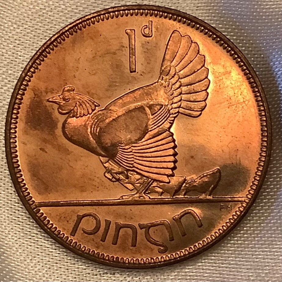 - 1928 Ireland One Penny Choice Proof - Only 6001 Minted | eBay