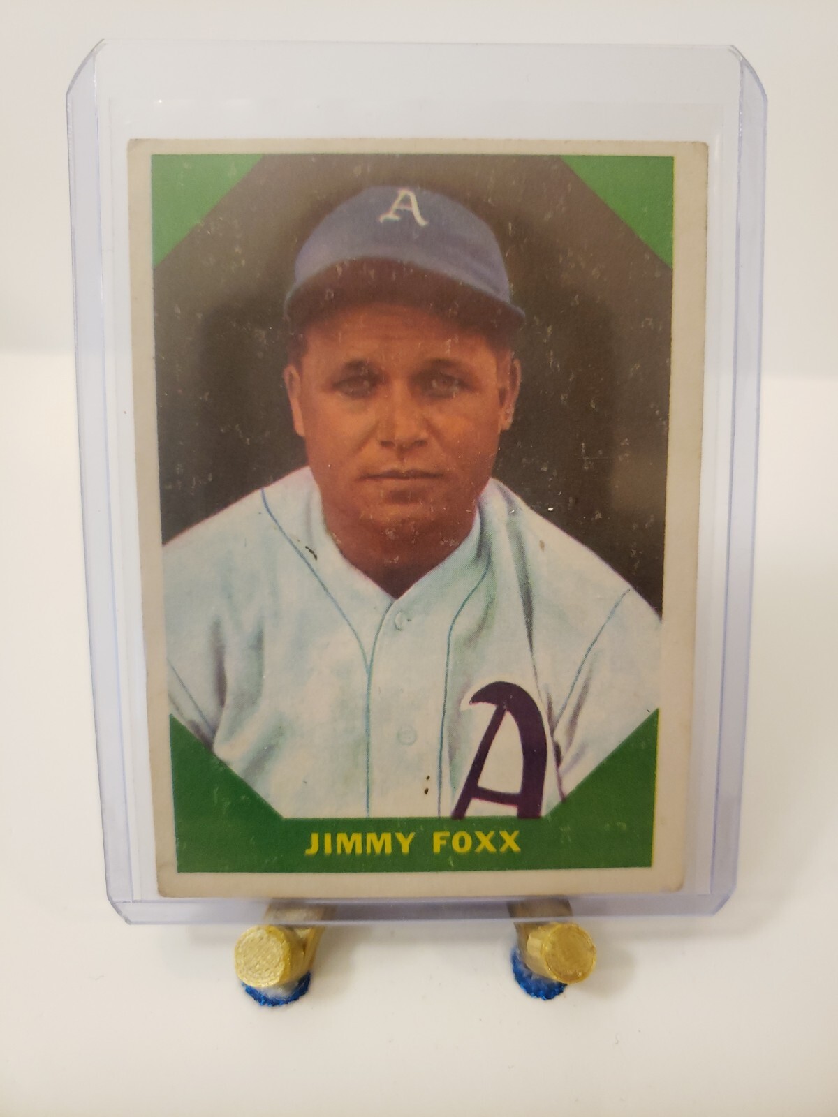 1960 Fleer Baseball Greats #53 Jimmy Foxx Baseball Card Athletics Red ...