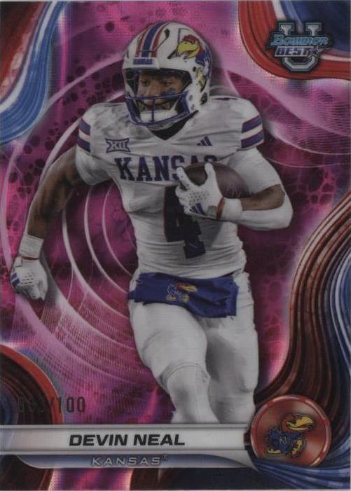 2024 Bowman's Best University - Devin Neal #49 Pink Lava Refractor /100 ...