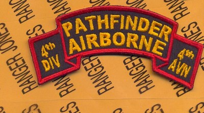 US Army 4th Infantry Div Pathfinder Airborne 4th Aviation Det scroll ...