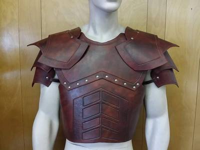 CUSTOM CRAFTED JUGGERNAUT CHEST BACK AND SHOULDERS armor LARP COSPLAY ...