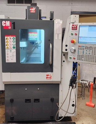 Haas CM-1 Vertical Machining Center, 4th Axis Rotary Table, Low Hours ...