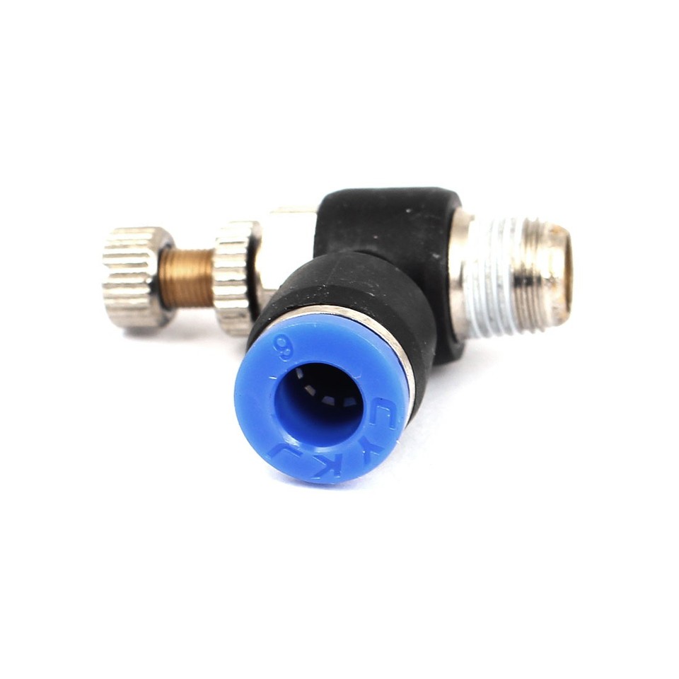 3pcs 6mm Push in Fitting Quick Connector 1/8BSP Speed Control Throttle ...