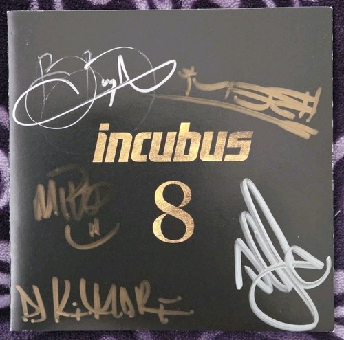 Incubus Autographed 8 Cd Booklet. Framed! Signed by band in 2017 ...