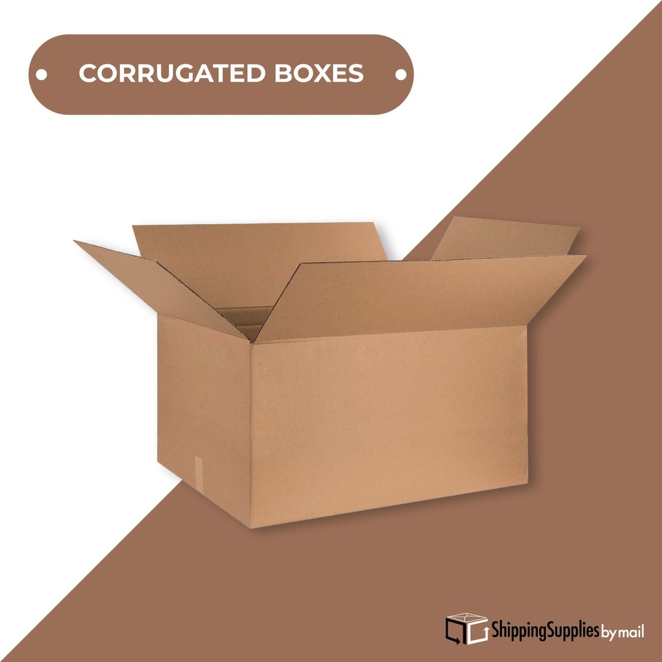 24-26" Corrugated Boxes PICK YOUR SIZE Shipping/Moving Boxes 5 10 15 20 ...