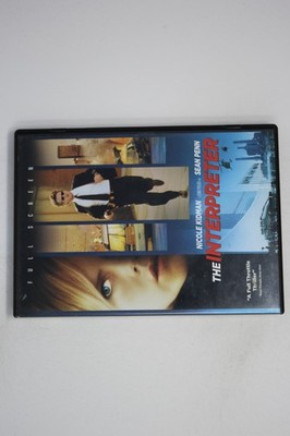 The Interpreter DVD Nicole Kidman Sean Penn Full Screen | eBay