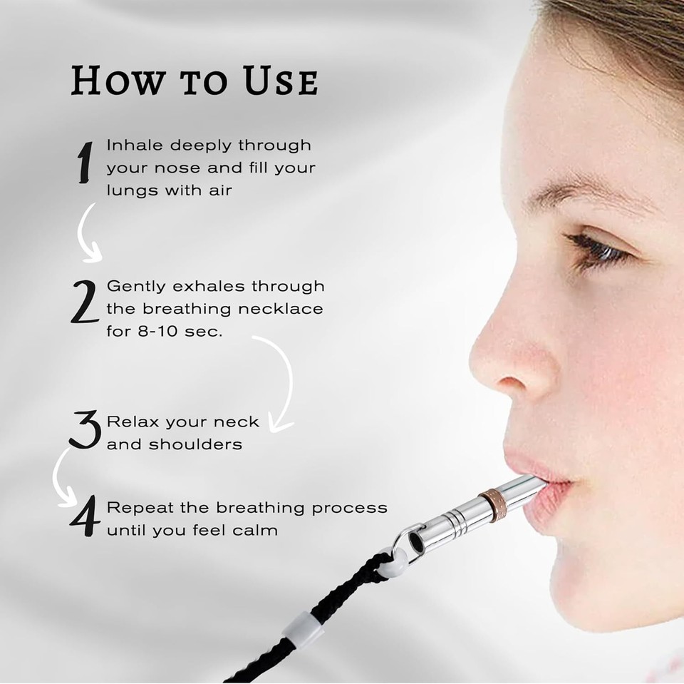 Stop & Quit Smoking Anti Vapor Whistle Tool Anxiety Relief Premium ...