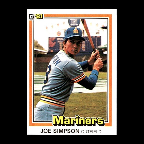 Joe Simpson 1981 Donruss Seattle Mariners #168 NM+ Vintage! | eBay