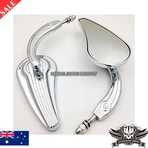 Chrome Tapered Rear view Mirrors For Harley Davidson V-Rod Night Street ...