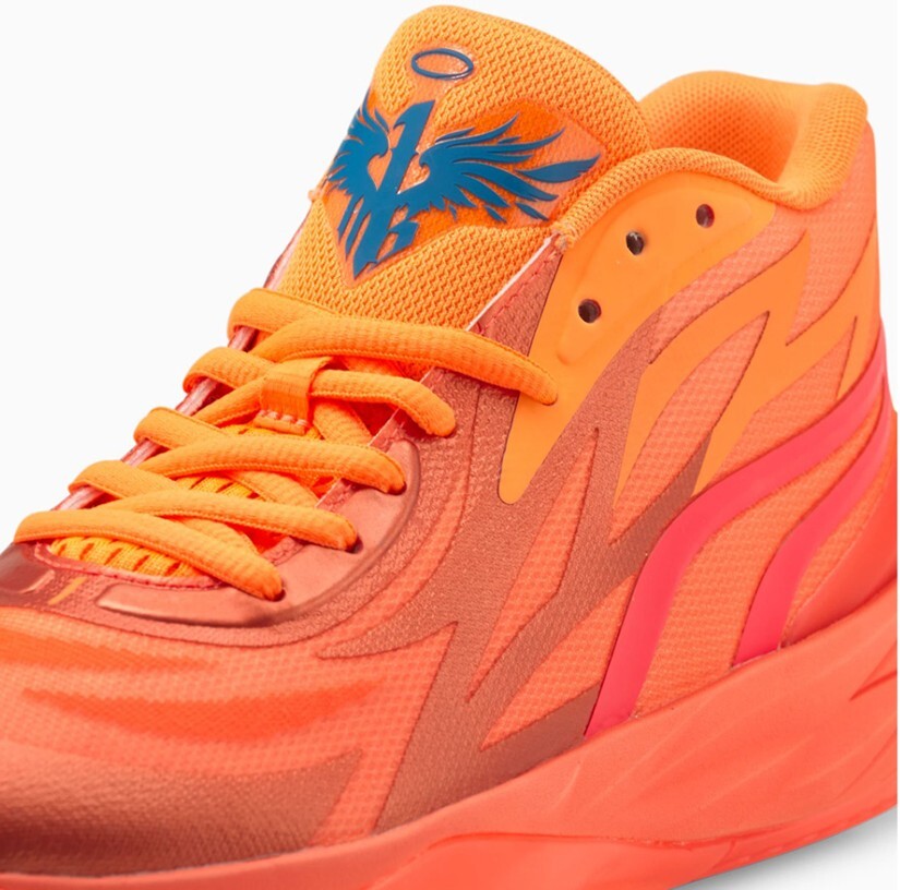 Puma MB.02 Lamelo Ball Supernova Fiery Coral Ultra Orange 376442-01 Men ...