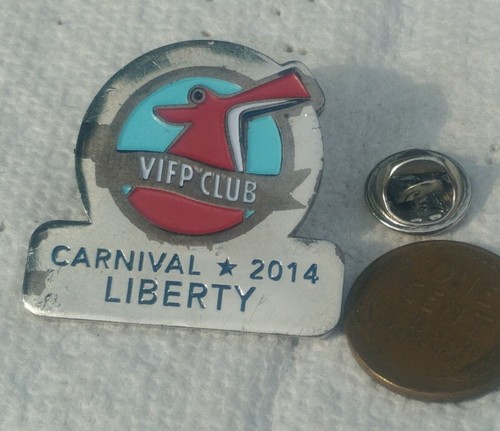 Carnival LIBERTY Cruise Ship VIFP Club 2014 Enameled Lapel Pin | eBay