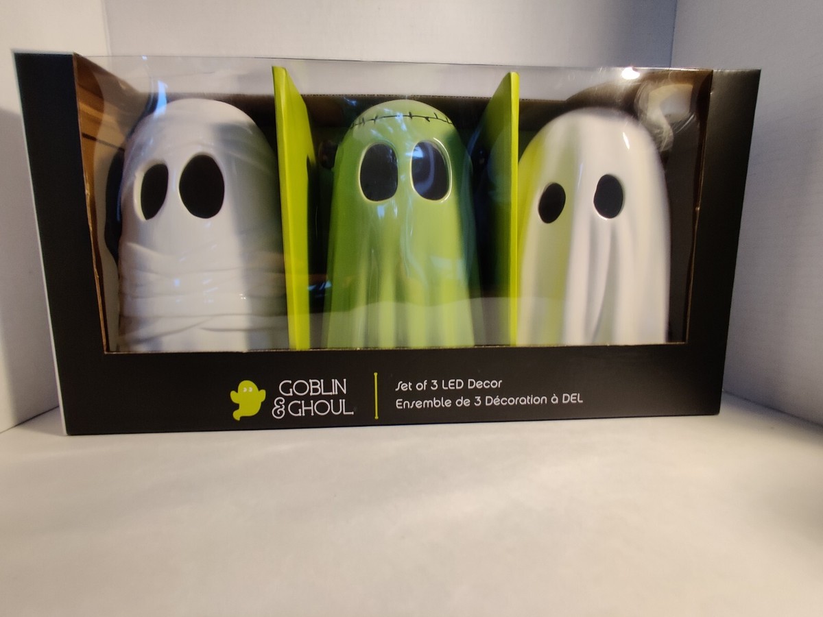 Glow In The Dark Ghost Halloween Glow In The Dark Mini Ghost Figures ...
