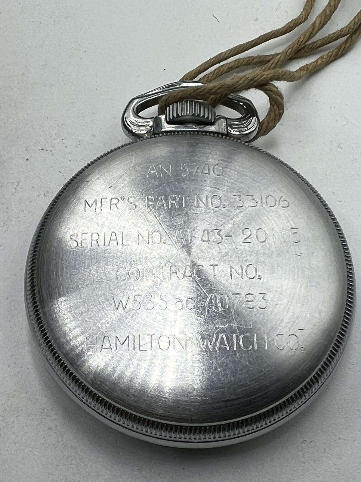 Hamilton 4992B US Military WWII GCT Pocket Watch Complete Set Carrying ...