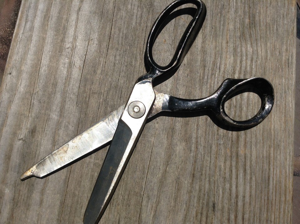 Vintage Wiss Inlaid No 20 forged steel 10" industrial heavy duty ...