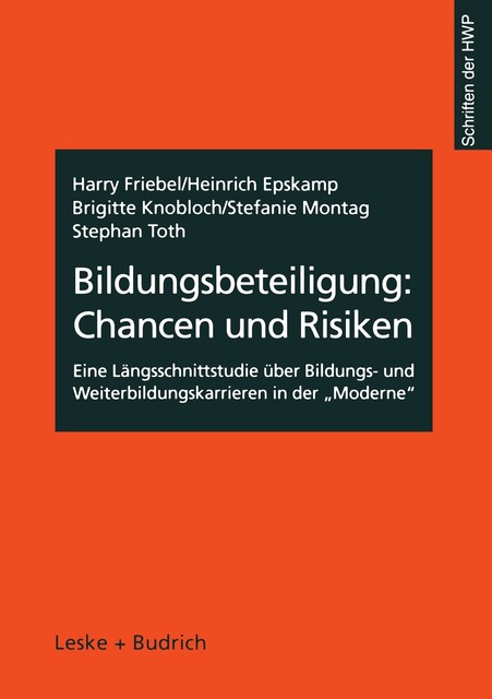 Bildungsbeteiligung: Chancen und Risiken von Harry Friebel (2000 ...