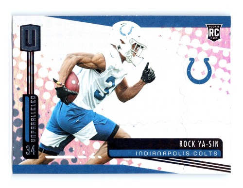 2019 Panini Unparalleled Football #233 Rock Ya-Sin Rookie RC ...