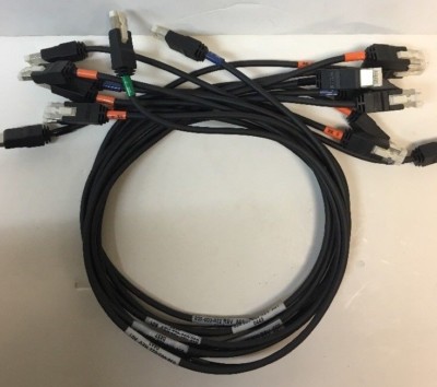 Lot of 9 AMP HSSDC-HSSDC Fibre Fiber Channel Cables 038-003-022 | eBay