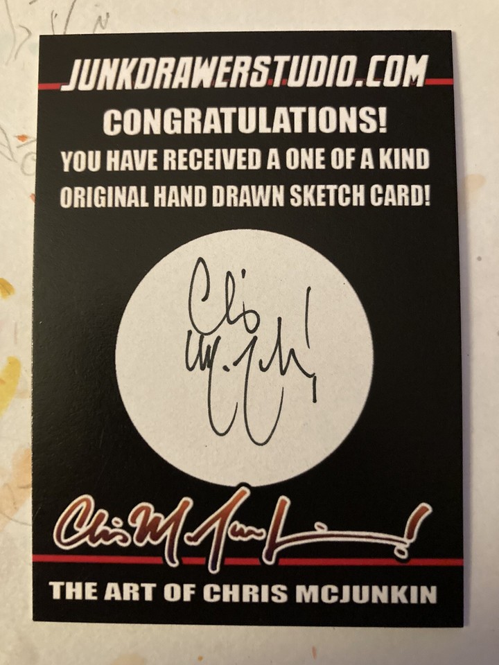 ALLEN THE ALIEN INVINCIBLE SKETCH CARD Original Art Chris McJunkin | eBay