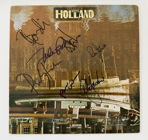 The Beach Boys Holland Signed Autograph Album Brian Wilson Love Jardine ...