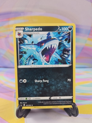 Pokemon TCG Fusion Strike Card | Sharpedo 163/264 Uncommon | eBay