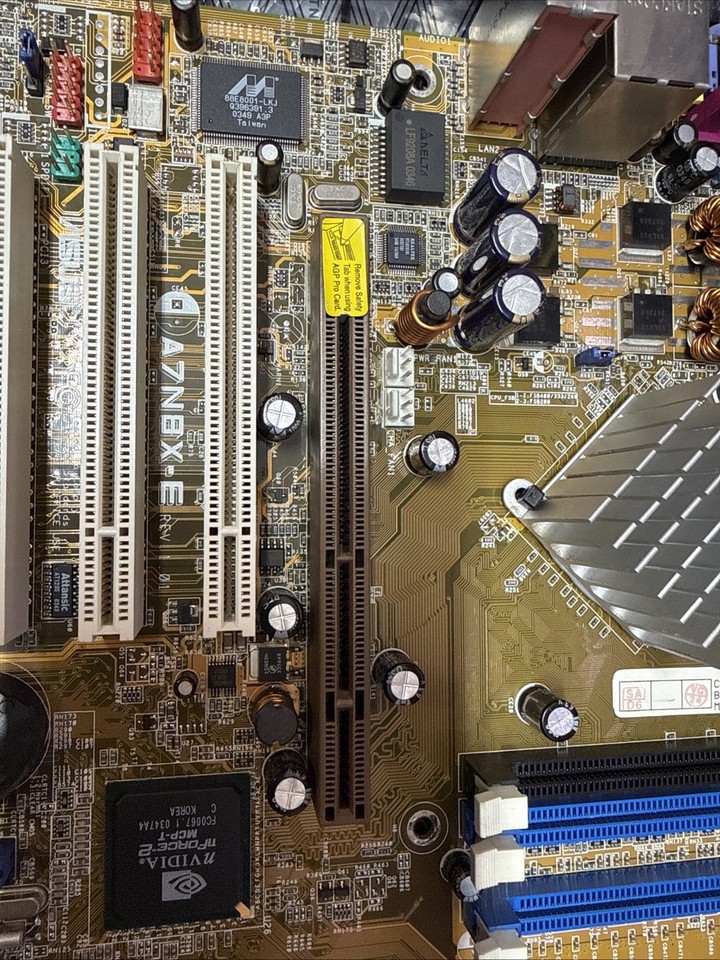 ASUS A7N8X-E Deluxe Socket 462 DDR NVIDIA nForce2 Ultra 400 Motherboard ...