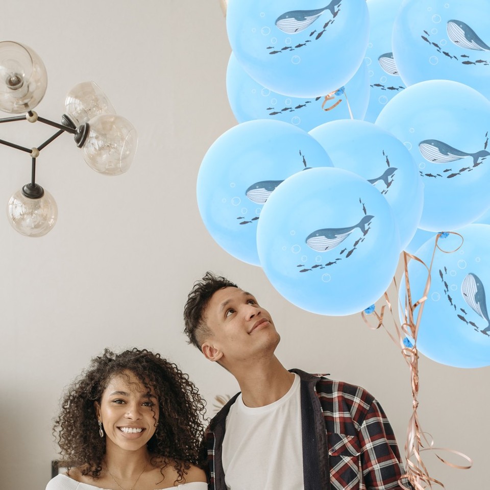 20 Pcs Balloon Decorations Kit Whale Balloons Sea Animal Creature | eBay UK
