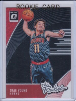 TRAE YOUNG ROOKIE CARD 2018 Donruss Optic Basketball THE ROOKIES ...