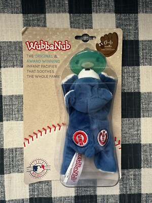 NIP Chicago Cubs WubbaNub Bear Plush and Pacifier | eBay