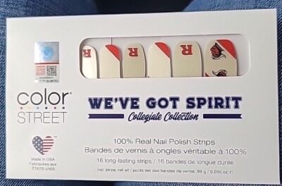 Color Street Collegiate Collection State Uni of New Jersey Rutgers ...