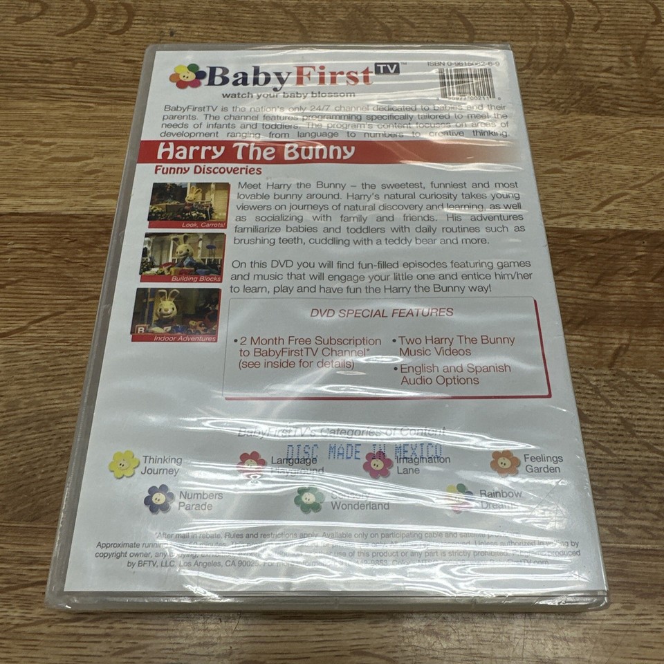 BabyFirstTV Presents Harry the Bunny 890977002110| eBay